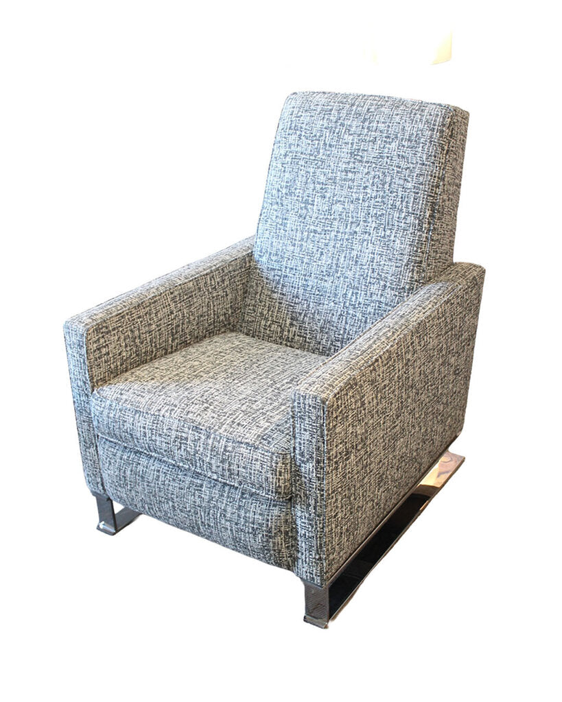 Michael Weiss for Vanguard Uphol. Stainless Steel Lounge Chair – The ...